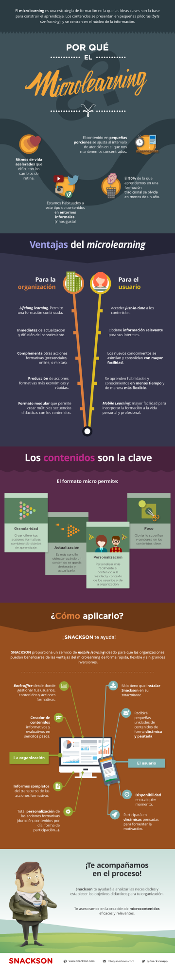 Infografia sobre microlearning